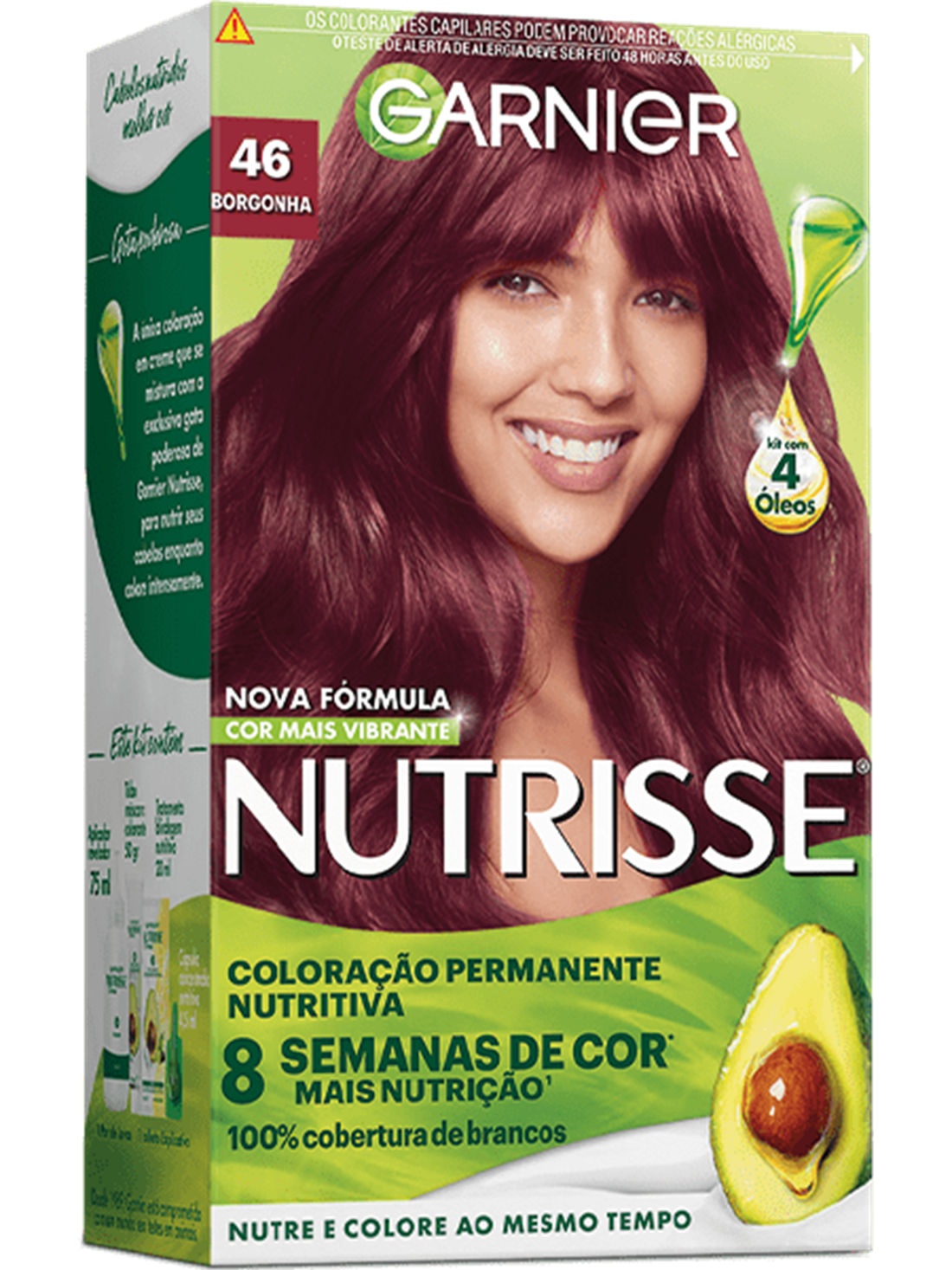 Borgonha 46: Descubra o Castanho Vermelho Intenso! | Garnier