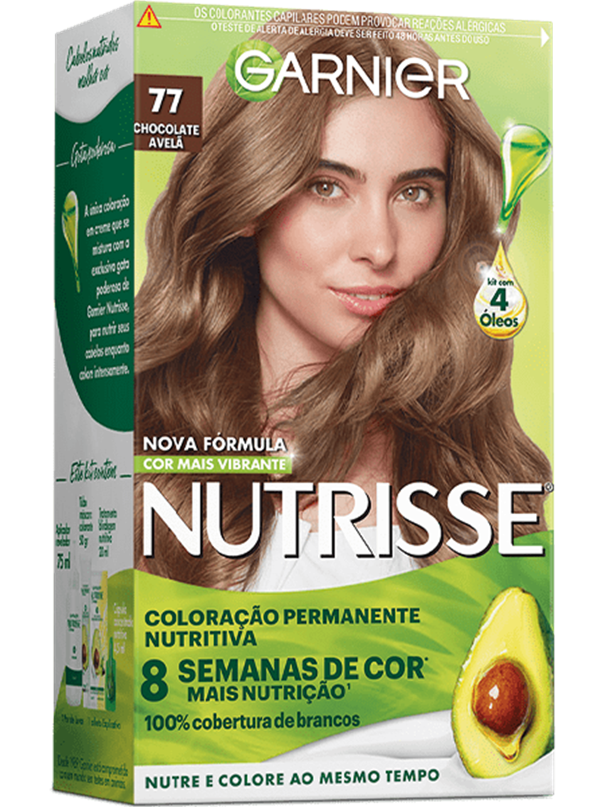 Chocolate Avela Louro Médio Marrom Dourado | Garnier