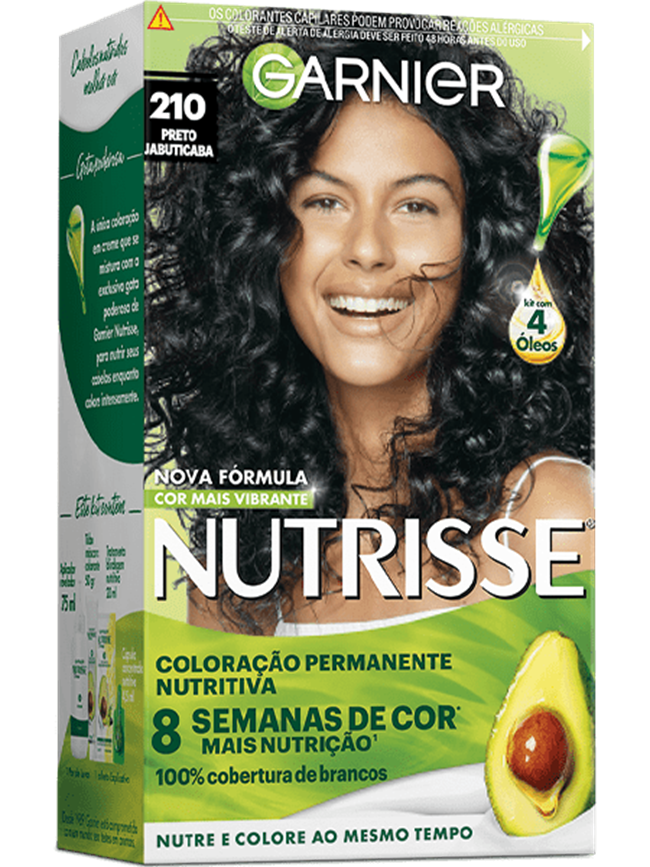 Preto Jabuticaba 210: Brilho para seus Cabelos Pretos | Garnier
