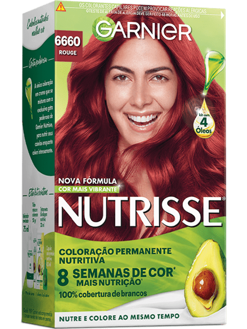 Vermelho Rouge 6660: Um Tom Vibrante para a Sua Coloração | Garnier